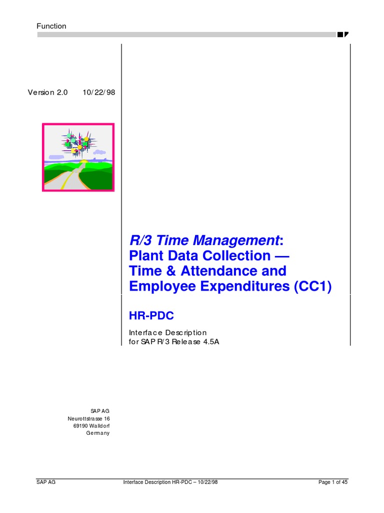 Time Management PDC Time & Attendance | Download Free PDF | Interface ...