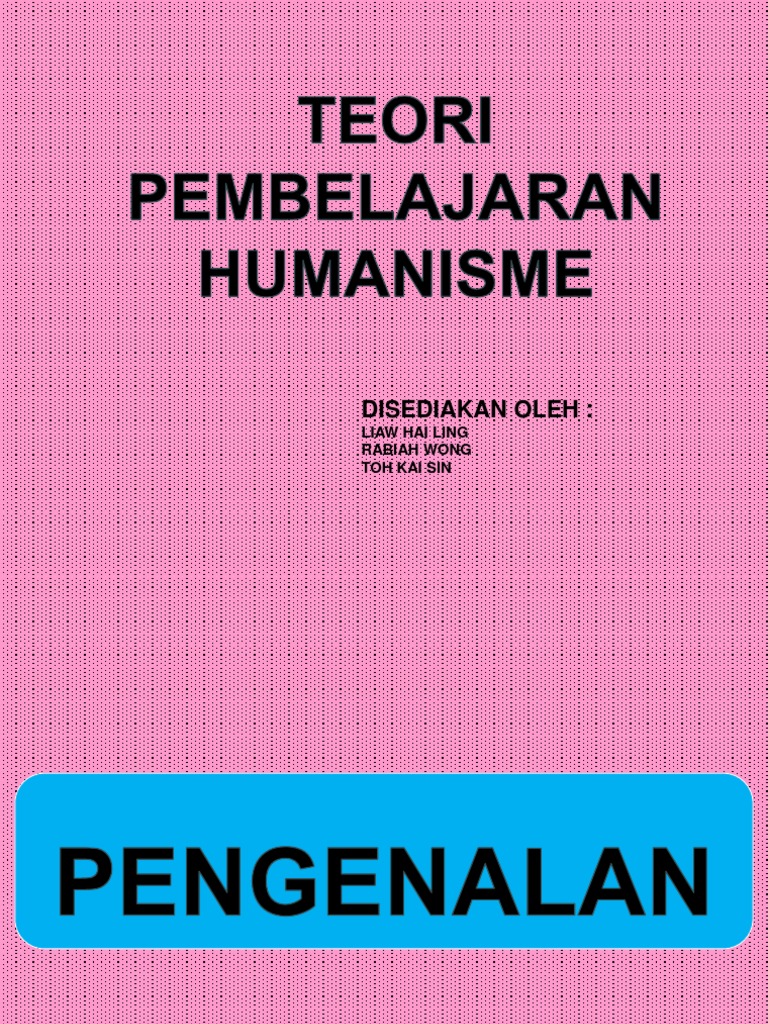 Teori Humanisme PSV | PDF | Karier & Perkembangan