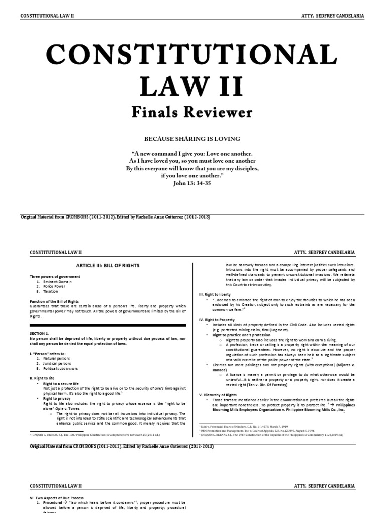 Constitutional Law 2 Reviewer | PDF | Search And Seizure | Search Warrant