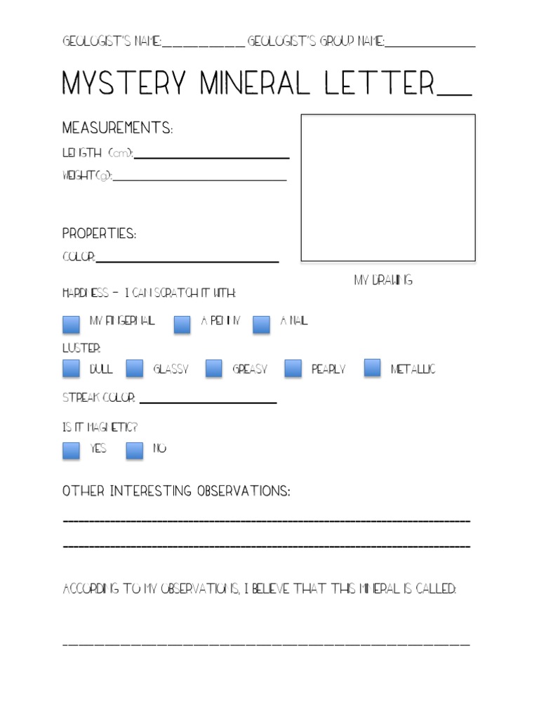 Mystery Mineral | PDF | Home & Garden