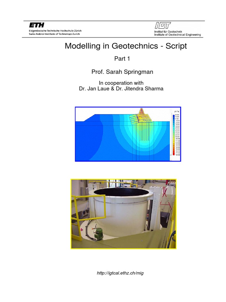 Modelling In Geotechnics Pdf Geotechnical Engineering Finite
