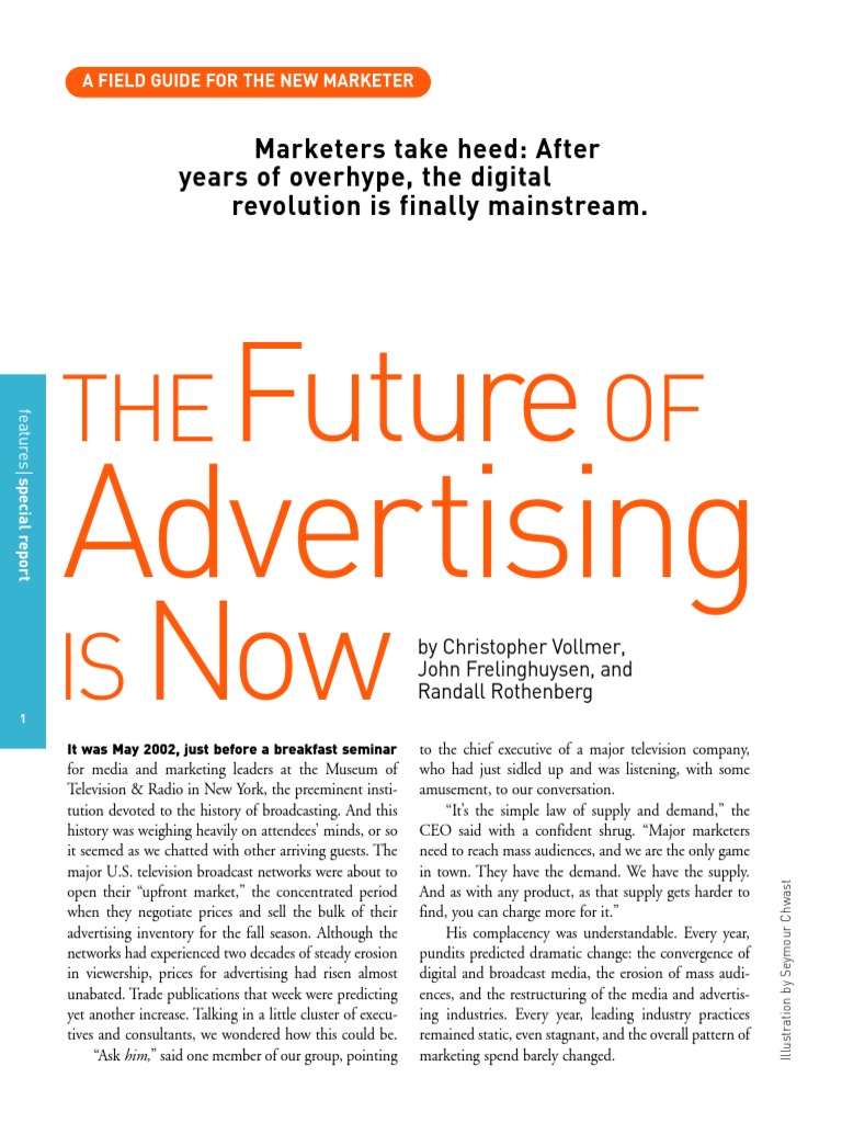 Media Marketing's Digital Shift | PDF | Advertising | Mass Media