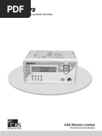 Overcurrent and Earthfault Relay Type CDG. Millenium Version | PDF ...