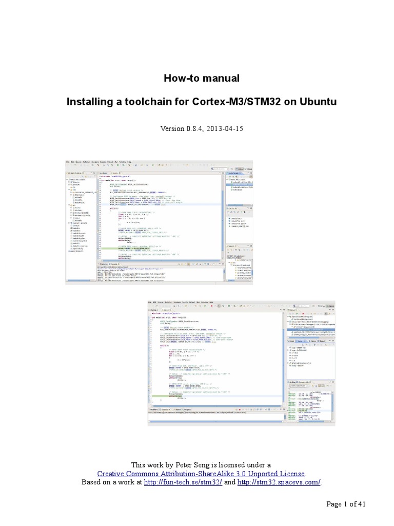 How-To Manual Installing A Toolchain For Cortex-M3/STM32 On Ubuntu | PDF | Library (Computing ...
