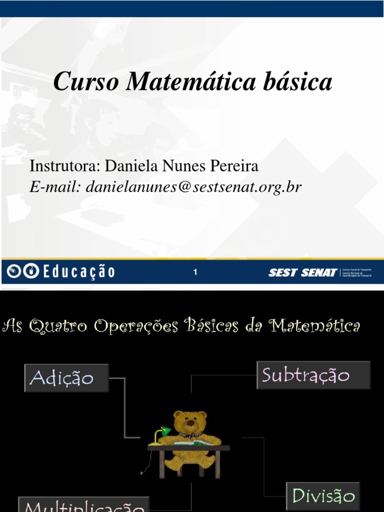 Matemática Básica para o 3º Ano | PDF | Exponenciação | Multiplicação