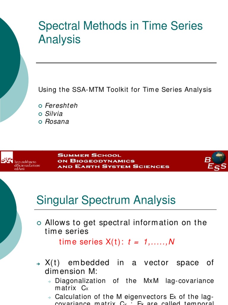 Singular Spectrum Analysis (SSA) | PDF | Linear Algebra | Algorithms