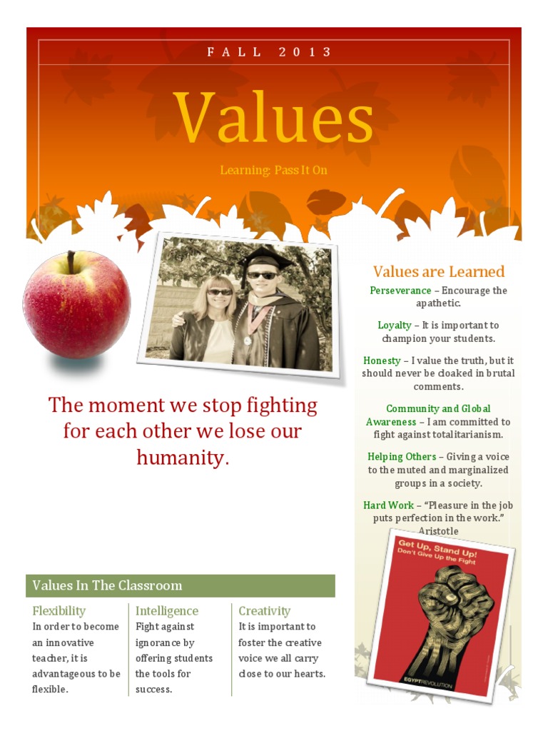 Values Page | PDF