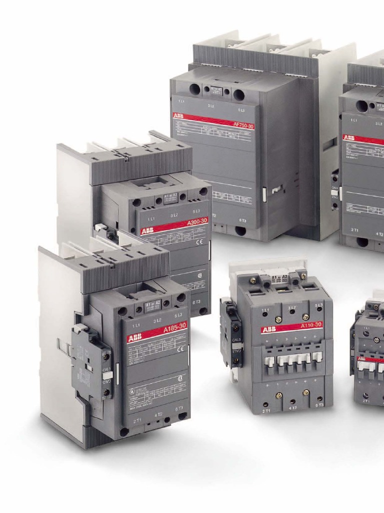 Catálogo de Contactores de ABB | PDF | Relé | Ingenieria Eléctrica