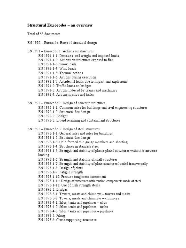 Eurocode Yük Kombinasyonları | PDF | Engineering | Civil Engineering