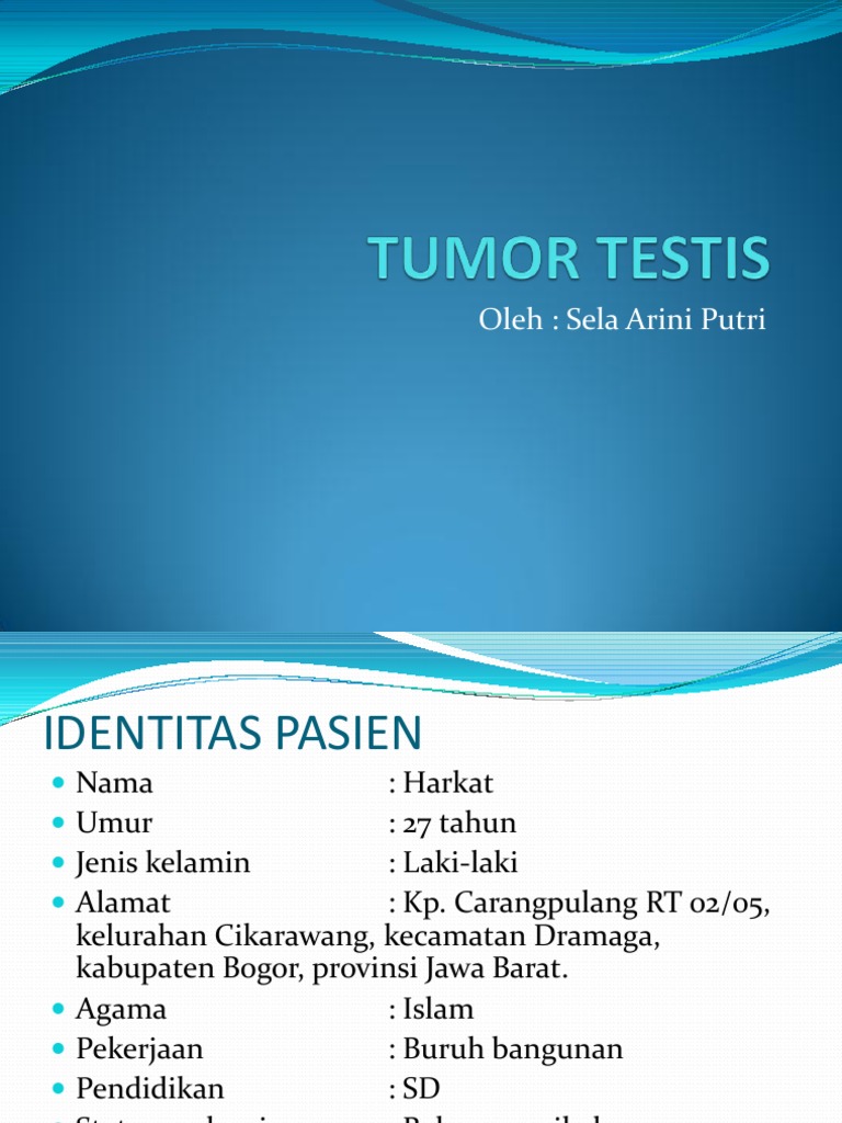 Diagnosis Kanker Testis pada Pasien 27 Tahun | PDF