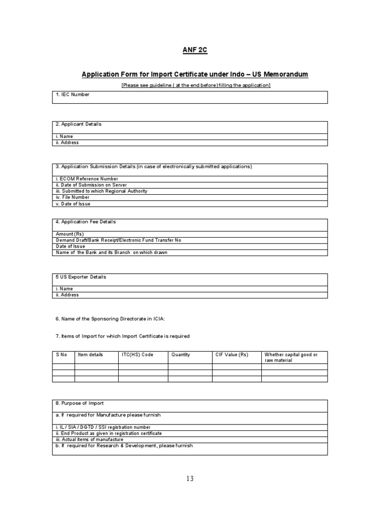 Anf 2C | PDF | Exports | Government Information