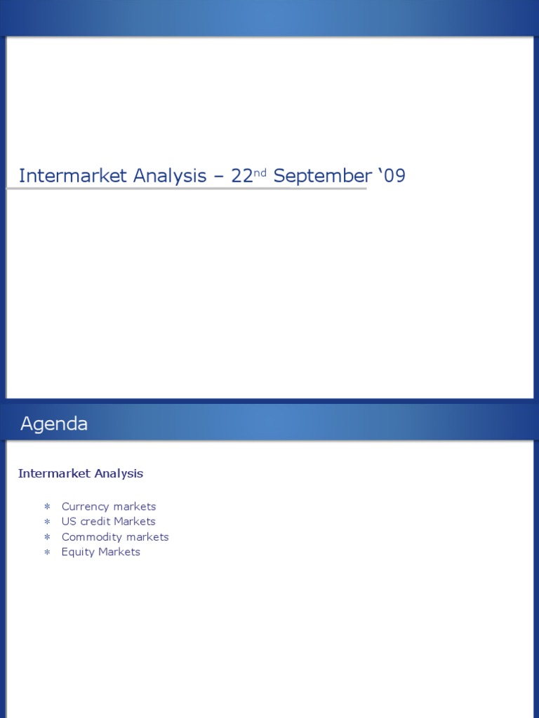 Intermarket Analysis | PDF | New York Mercantile Exchange ...