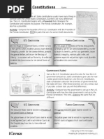 U.S. vs. Florida Constitution Comparison | PDF | United States Bill Of ...