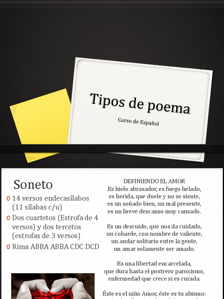 Tipos de Poema | PDF | Sonetos | Rima
