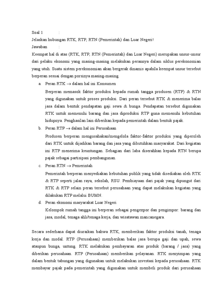 RTK, RTP, RTN Dan Luar Negeri | PDF