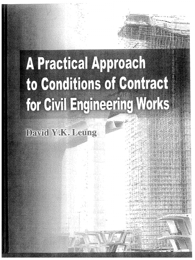A Practical Approach To Conditions of Contract For Civil Engineering ...