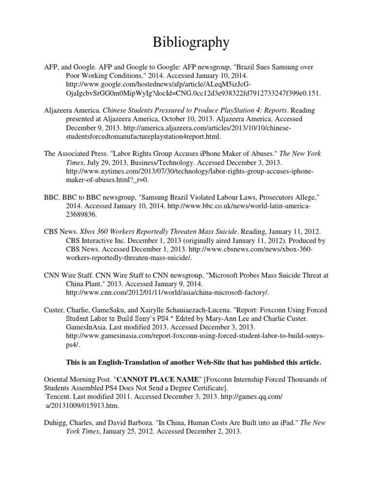 My Bibliography | PDF | Computing And Information Technology | Business