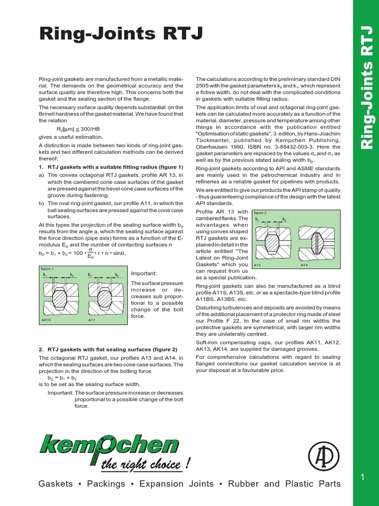 Ring Joint RTJ | PDF | Pipe (Fluid Conveyance) | Mechanical Engineering