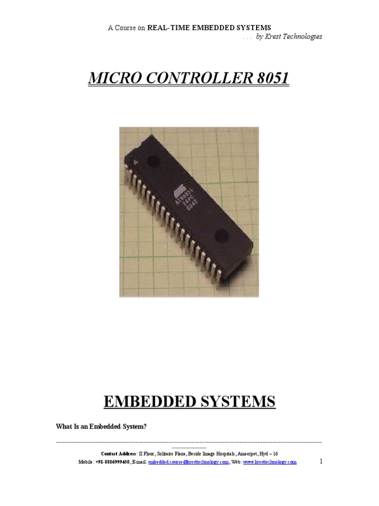 Micro Controler 8051 | PDF | Input/Output | Electronic Engineering