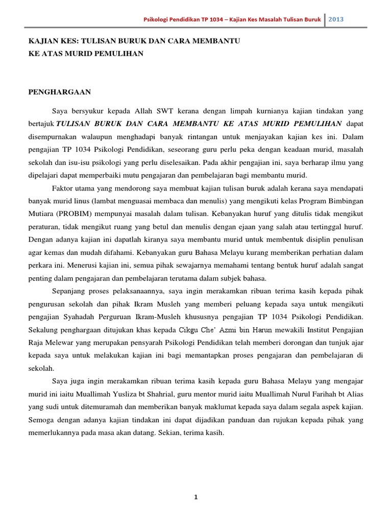 Kajian Tulisan Buruk - Hakim Yahya | PDF | Kesehatan Holistik | Sains ...