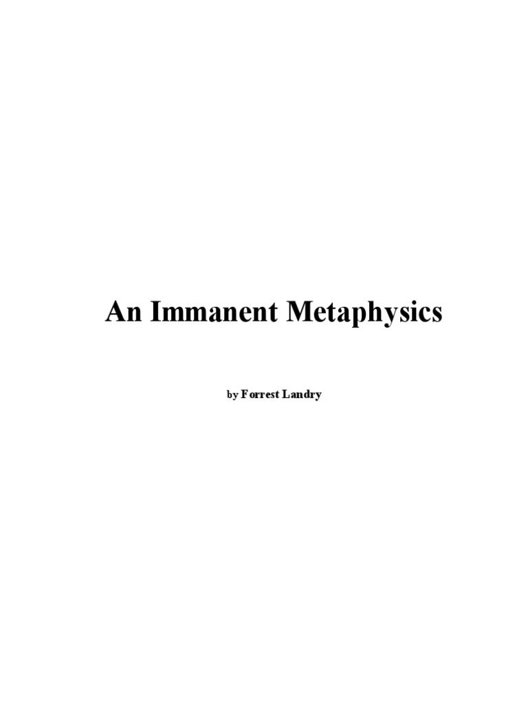 Idm Foundations 01 Forrest Landry | PDF | Objectivity (Philosophy ...