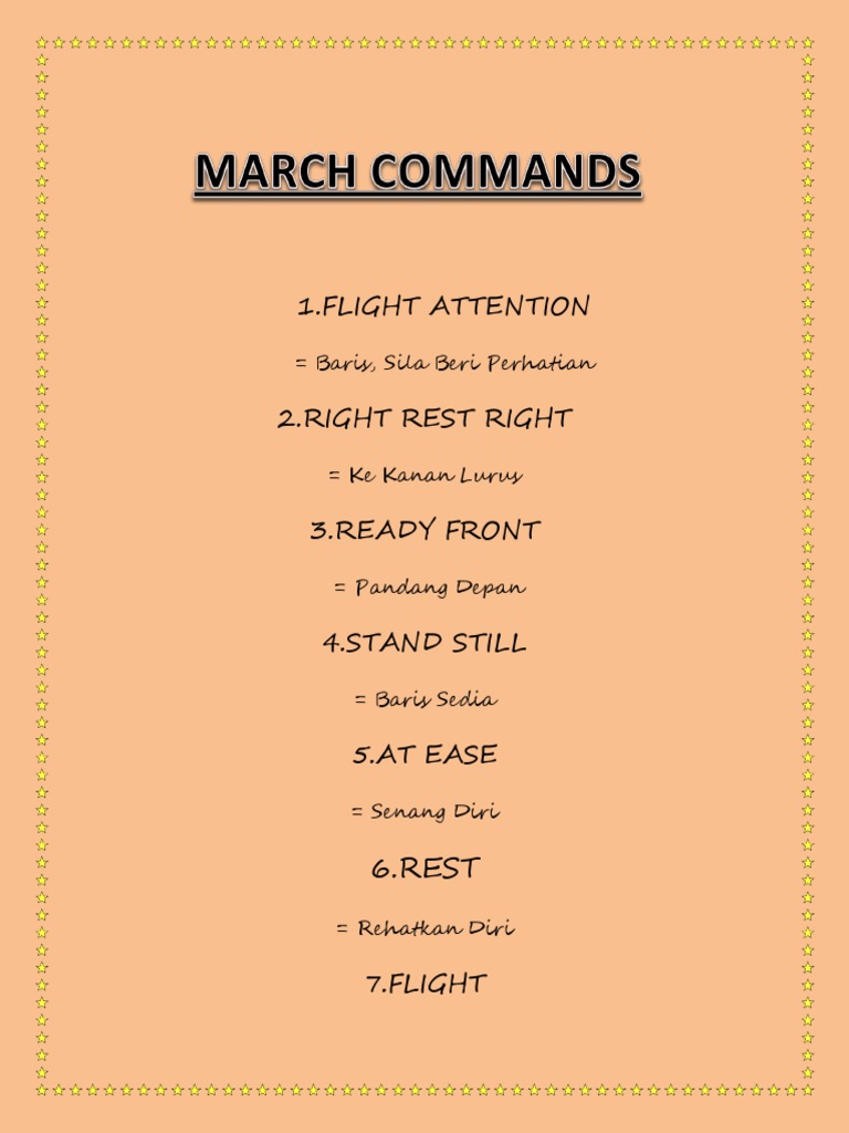 March Commands | PDF