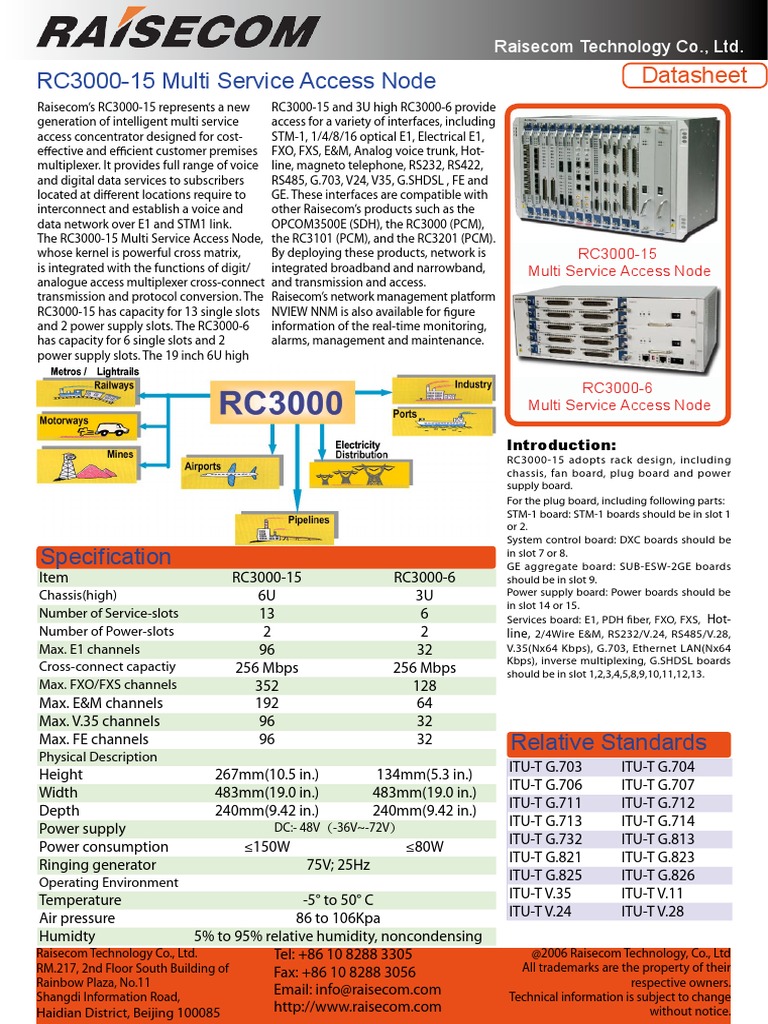 RC3000 15 | PDF | Ethernet | Computer Network