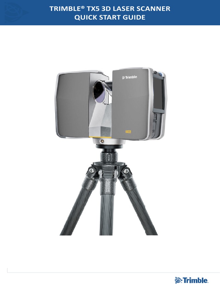 Trimble TX5 Quick Start Guide | Image Scanner | Electrical Connector ...