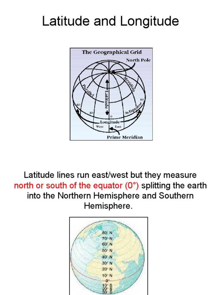 Latitude and Longitude | PDF | Longitude | Latitude