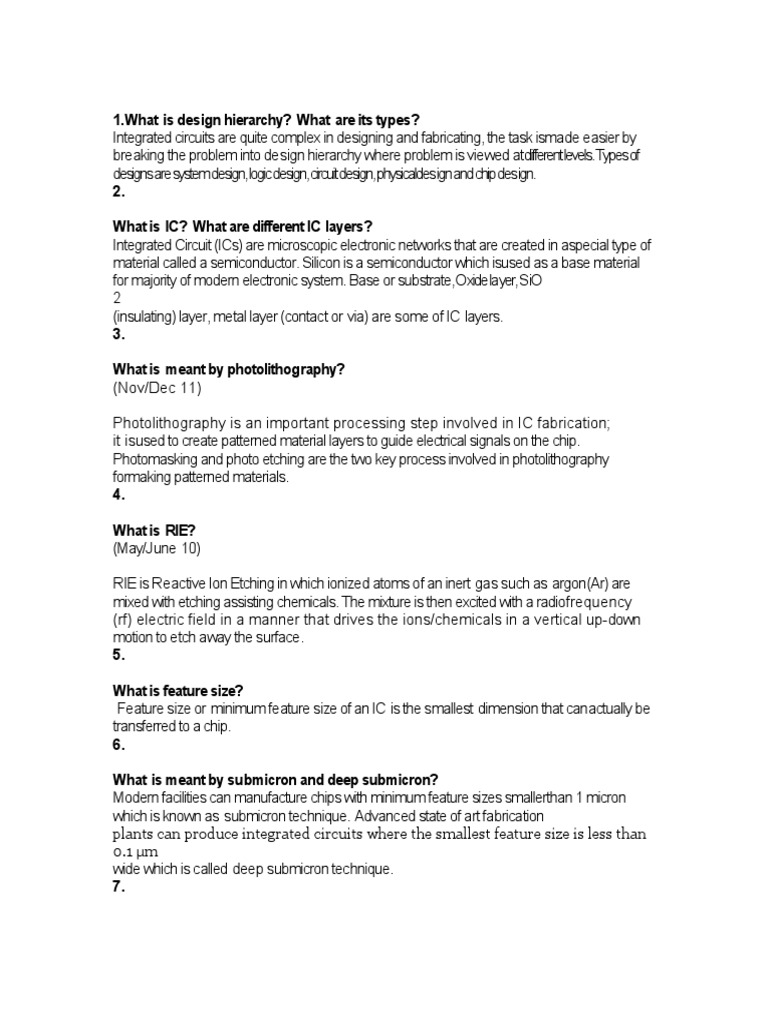 1.what Is Design Hierarchy? What Are Its Types? | PDF | Integrated ...