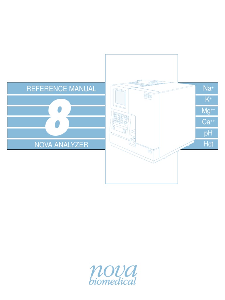 NOVA8 Refererence Manual (PN15836) | PDF | Biomedical Engineering | Ac ...