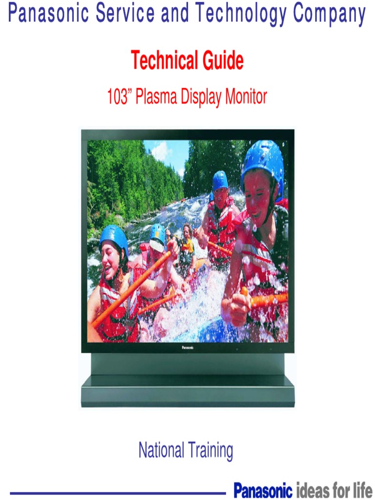 103 Inch PANASONIC PDP Plasma Training | PDF | Power Supply | Rectifier