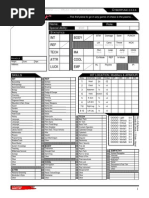 Cyberpunk Red Fillable Character Sheet | PDF | Weaponry | Leisure