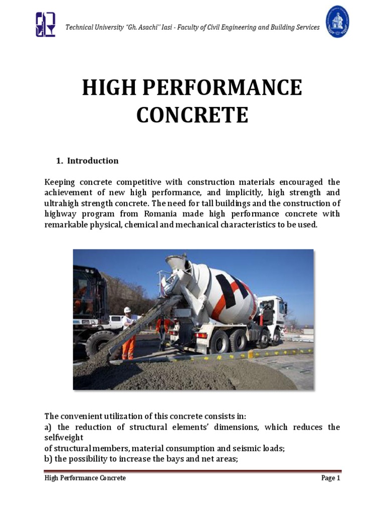 High Performance Concrete MPPC | PDF | Road Surface | Concrete