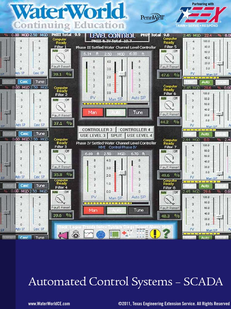 Automation Control | PDF | Scada | Pumping Station
