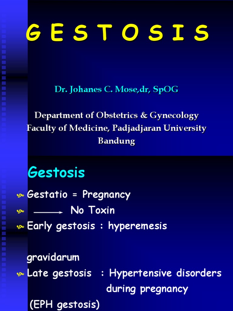 Gestosis | PDF