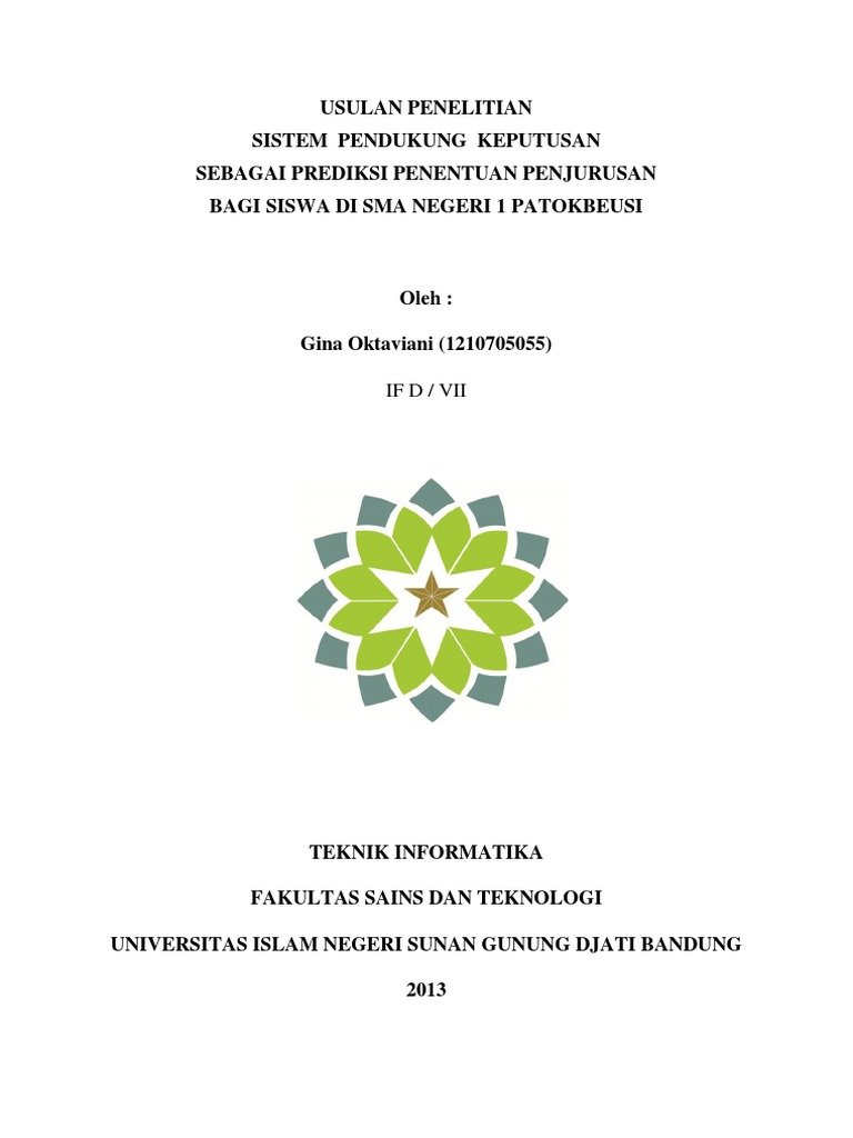 Usulan Penelitian | PDF