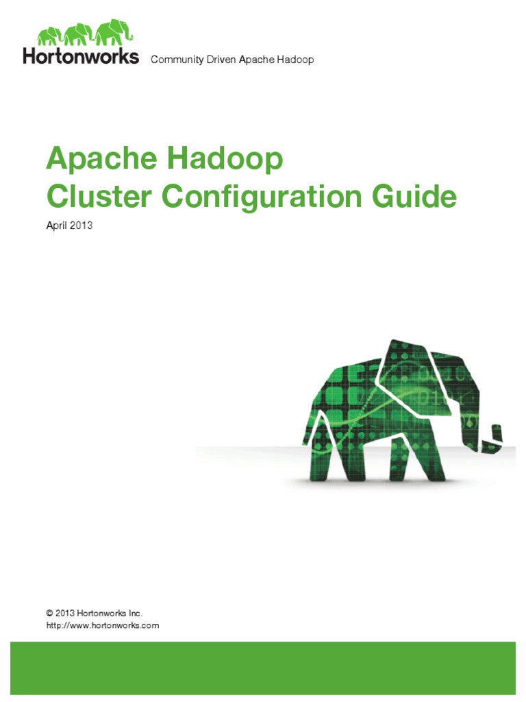 Hortonworks Cluster Config Guide.1.0 | PDF | Apache Hadoop | Computer Cluster