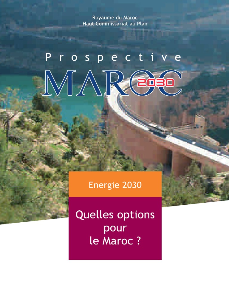 Prospective Maroc 2030 - Energie 2030, Quelles Options Pour Le Maroc ...