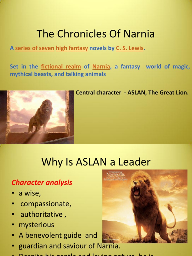 Narnia Characters Aslan