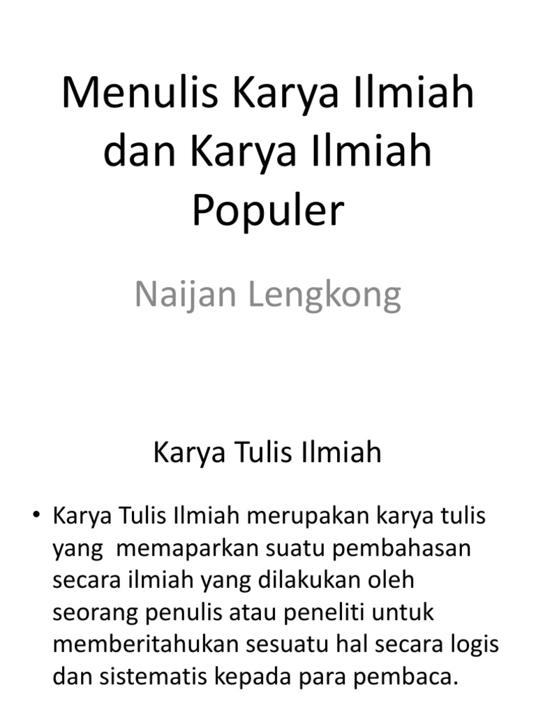 Artikel Saduran Populer | PDF