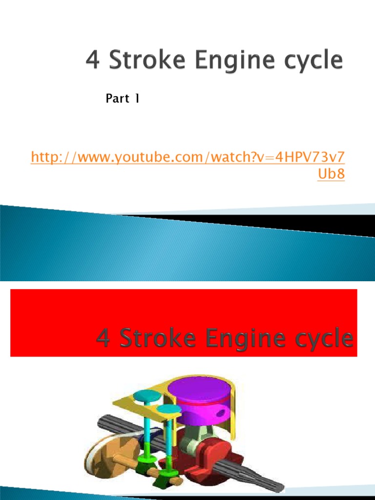4 Stroke Engine Cycle | PDF