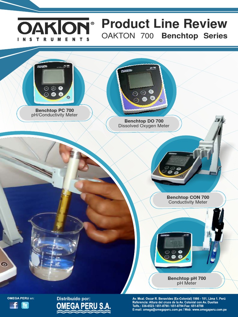 Product Line Review: Oakton 700 | PDF | Ph | Parts Per Notation