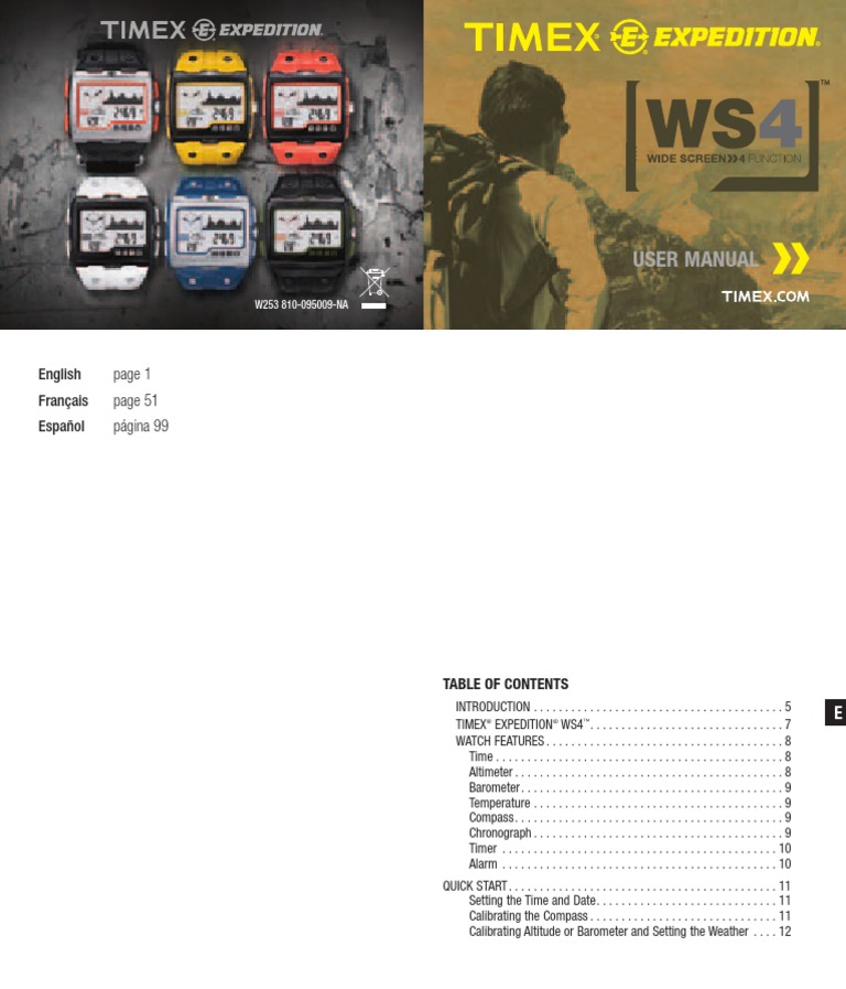 Manual Timex | PDF | Altimeter | Atmospheric Pressure