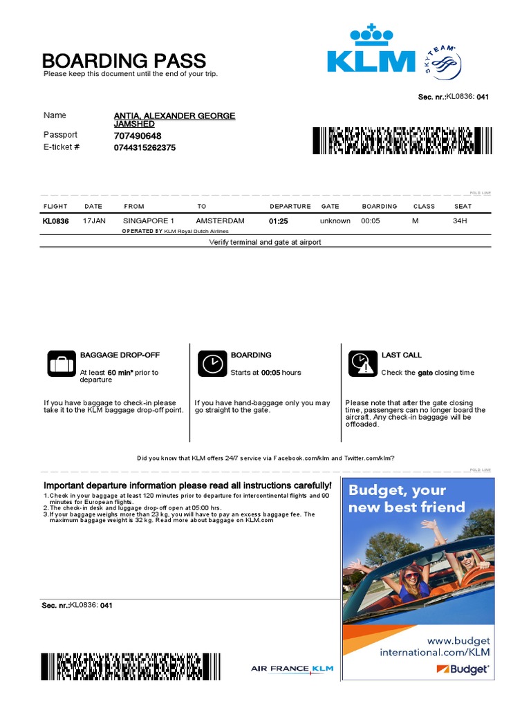 Internet CheckIn Boarding Docs | PDF