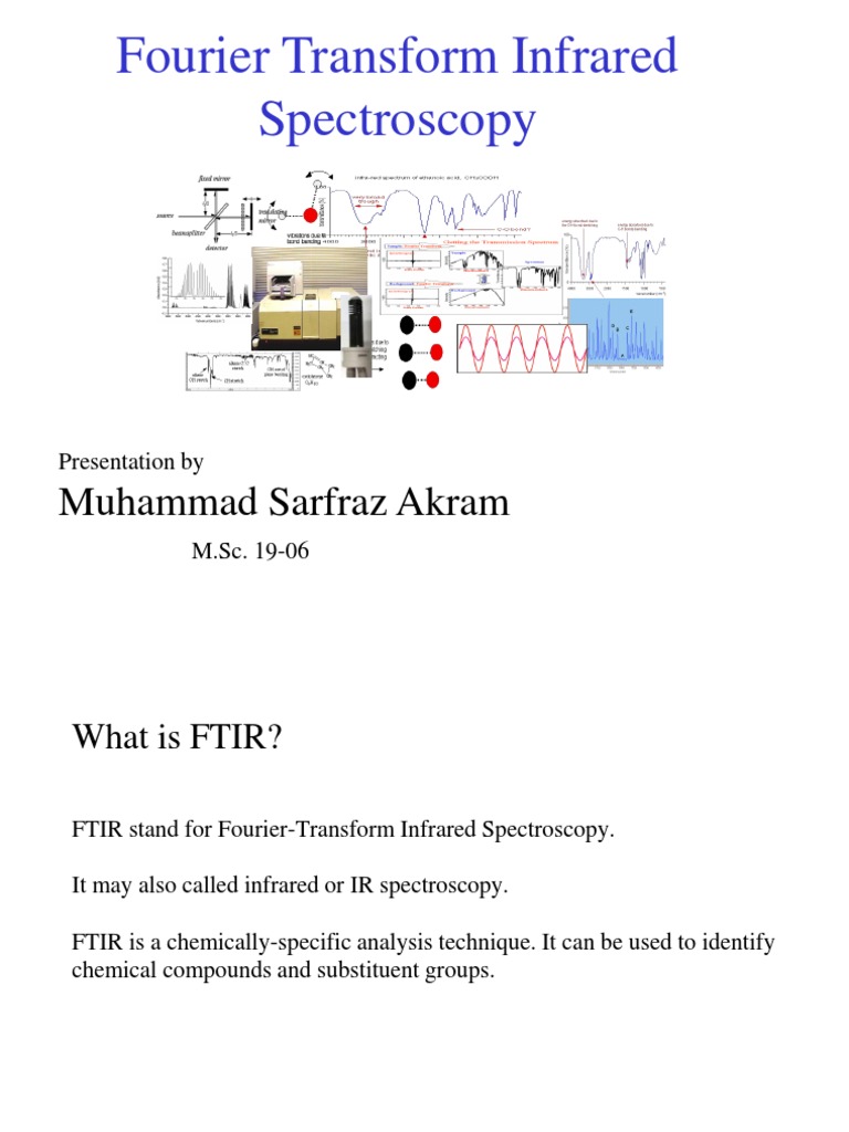 Fourier Transform Infrared Spectros | PDF | Infrared Spectroscopy ...