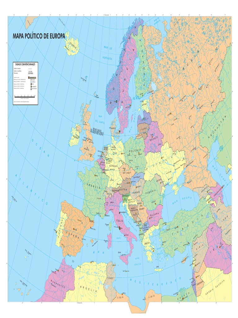 Mapa Politico Europa | PDF