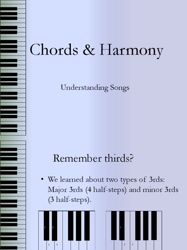 Chords & Harmony | PDF | Chord (Music) | Melody