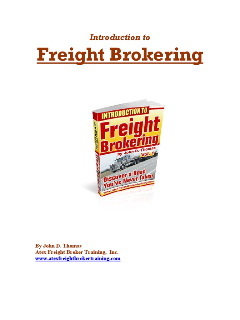 Introduction To Freight Brokering | PDF | Cargo | Insurance
