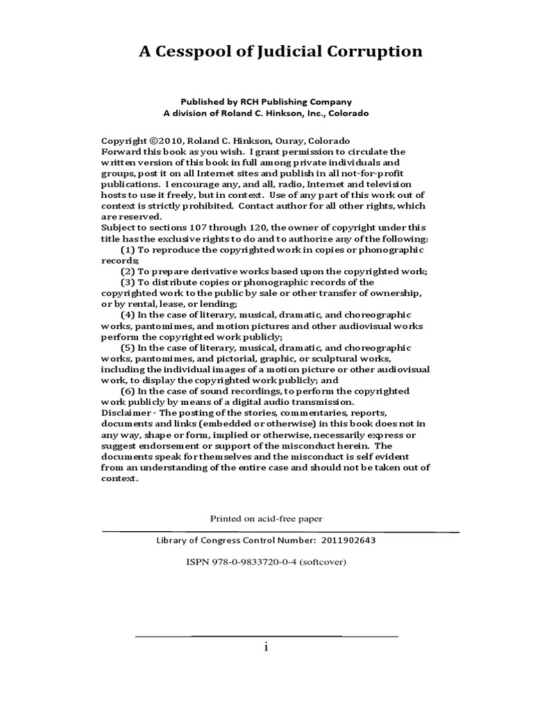 Cesspool (W) Lb24 (Final Book) | PDF | Prosecutor | Witness